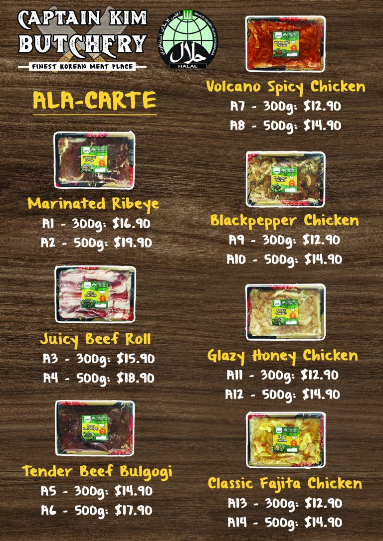 Halal-Certified Marinated Meat Delivery: Captain Kim Butchery