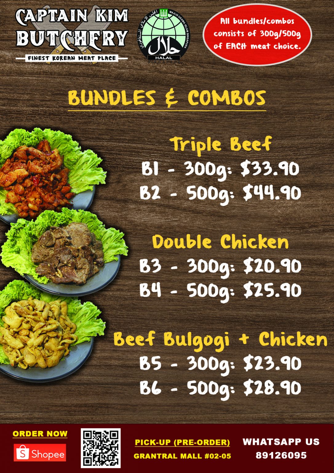 Halal-Certified Marinated Meat Delivery: Captain Kim Butchery