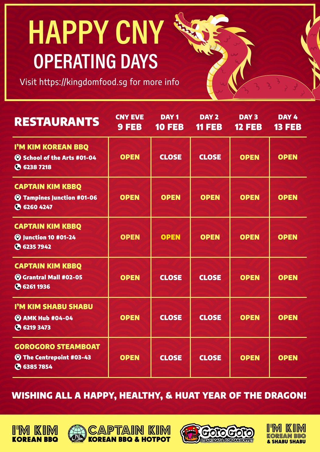 Captain Kim Korean BBQ & Hotpot - Kingdom Food Group