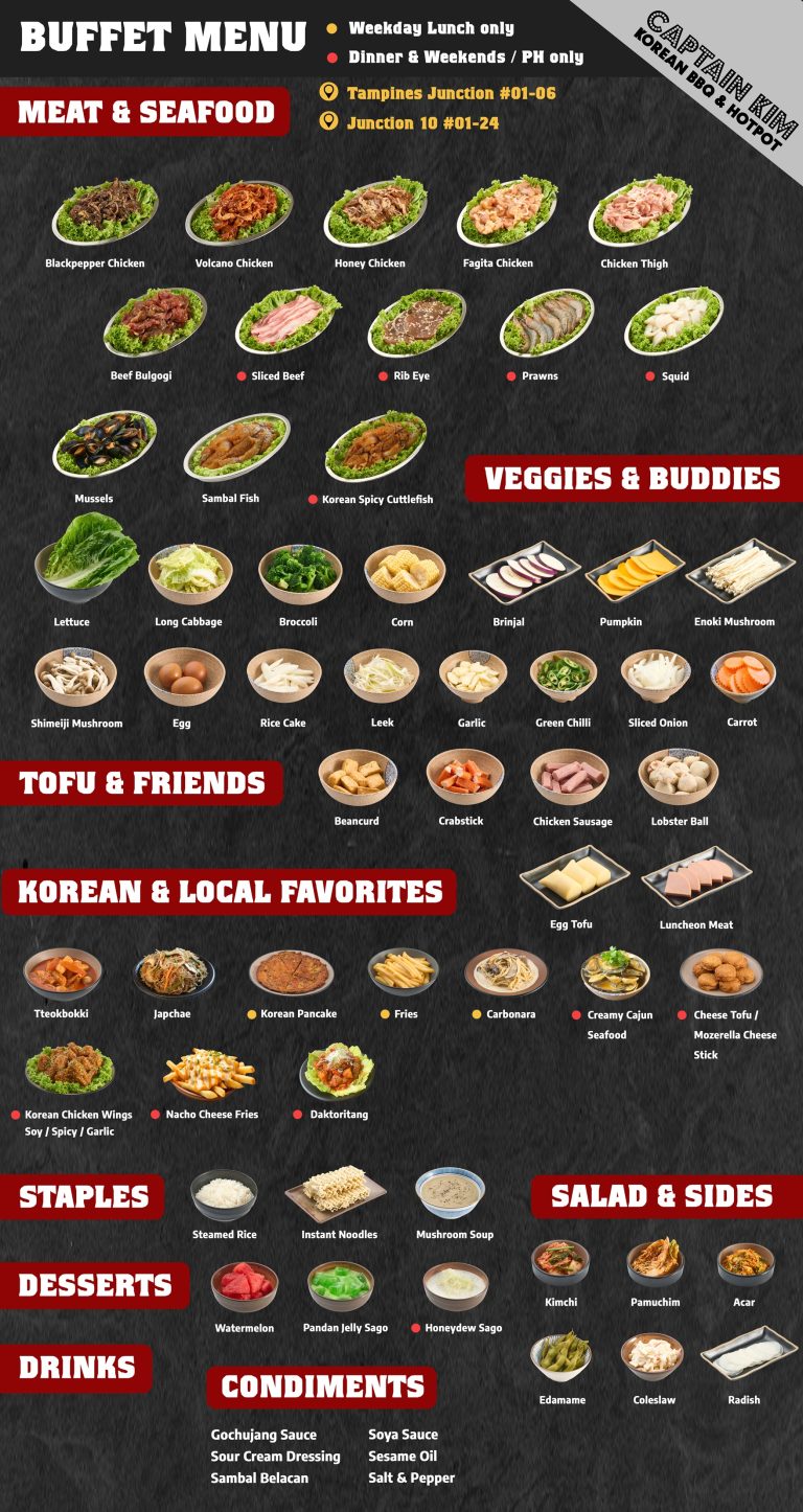 Captain Kim - Halal-Certified Korean BBQ & Hotpot Buffet - Kingdom Food ...
