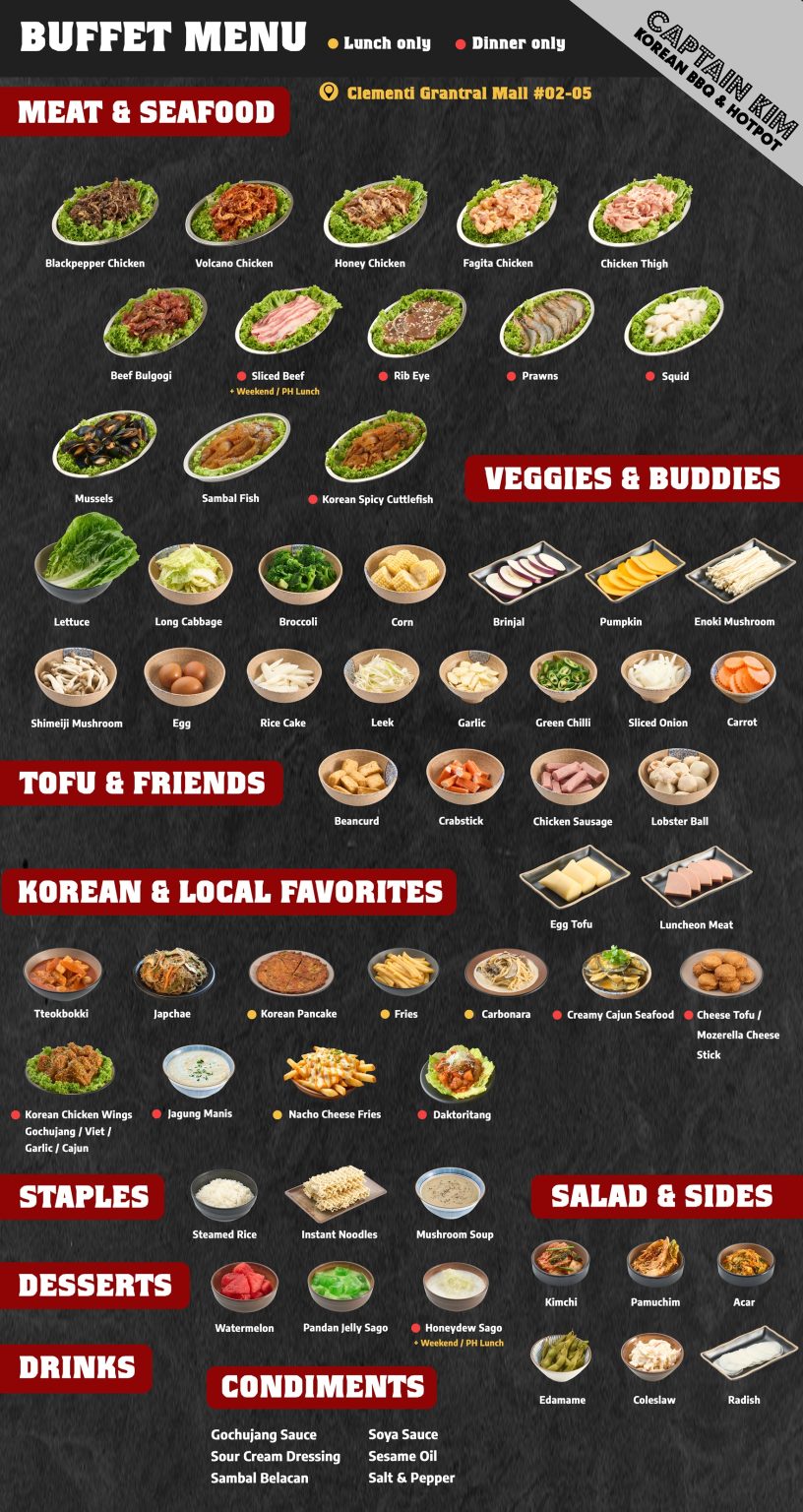 Captain Kim - Halal-Certified Korean BBQ & Hotpot Buffet - Kingdom Food ...